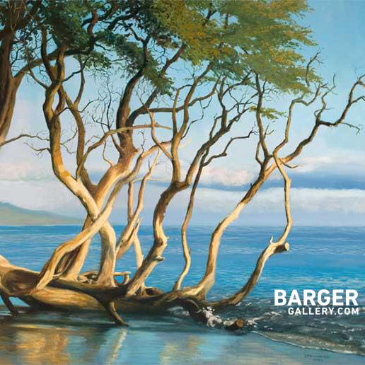 Living on the Edge - Painting by Ed Kayton | Barger Gallery